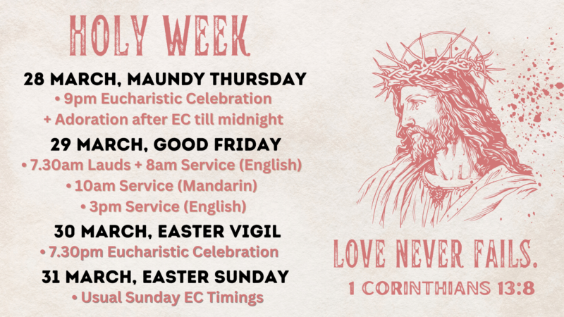 Check out the Latest Happenings In Our Community – 17 Mar 2024 – Church ...